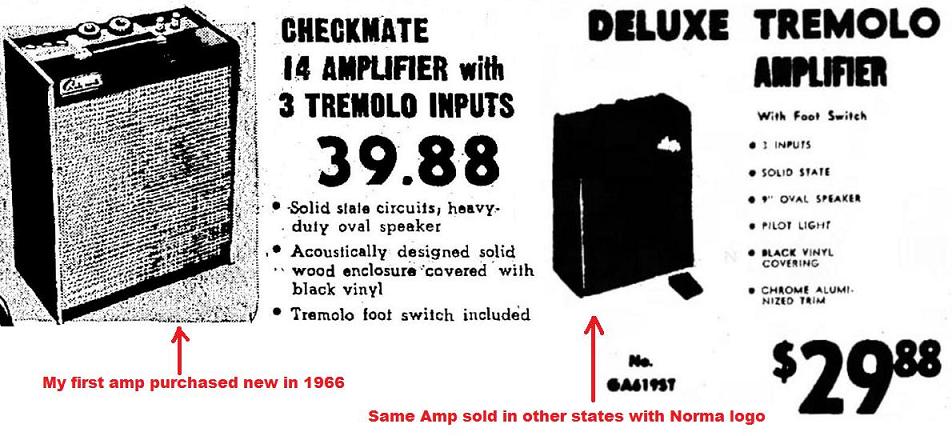 Teisco Guitars And Check Mate Amplifiers in NC: February 2016