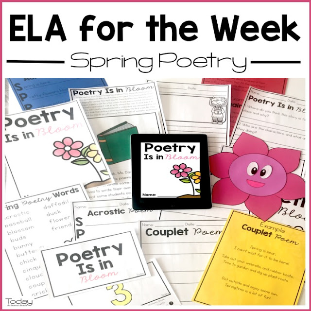 ELA for April - Today in Second Grade