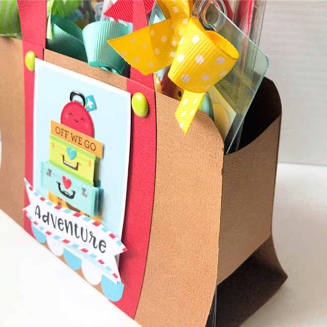 Doodlebug Design Inc Blog: I ️TRAVEL - PAPER TOTE FILLED WITH GOODIES ...