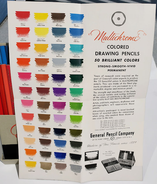 Fueled by Clouds & Coffee: Vintage Colored Pencils: General’s Multichrome