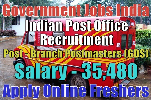 Indian Post Office Recruitment 2019 for 4392 Branch Postmasters Apply ...