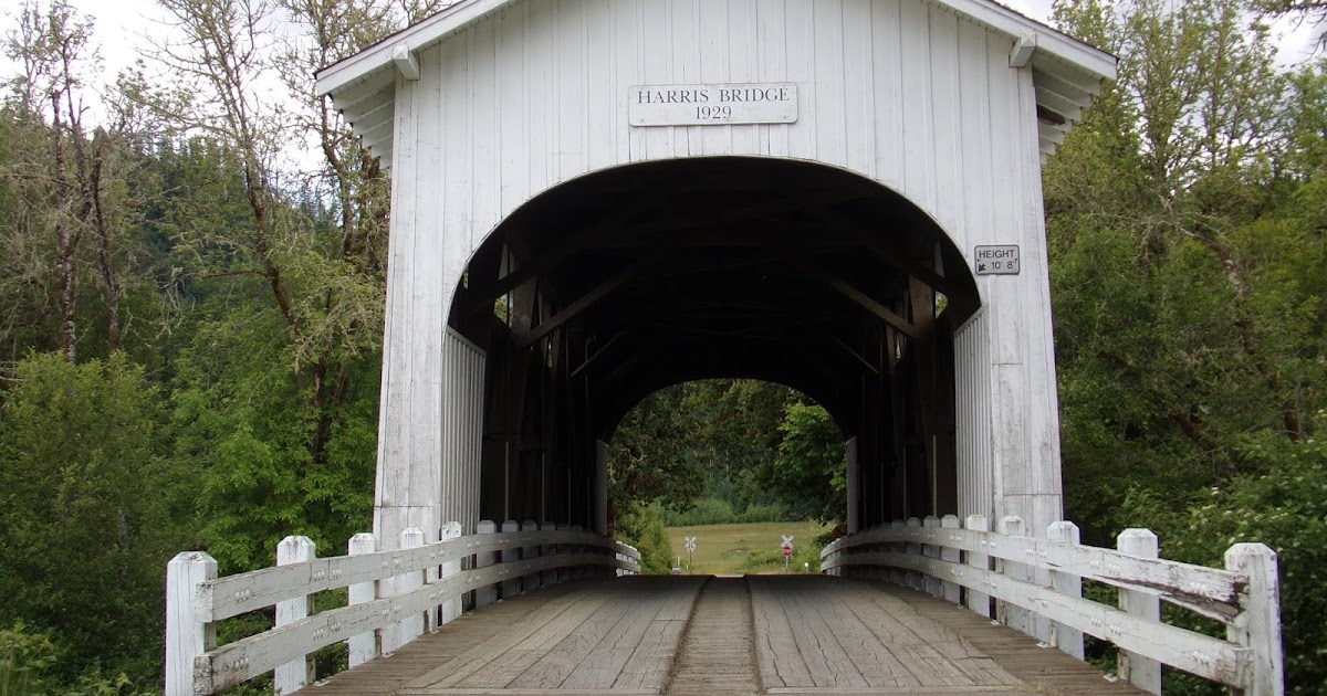 Harris Covered Bridge - Benton County, Oregon