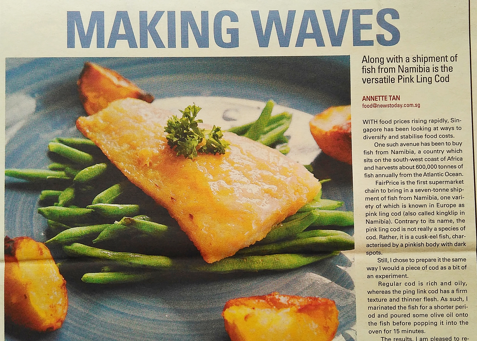 Recipes Junkies: Miso Grilled Pink Ling Cod