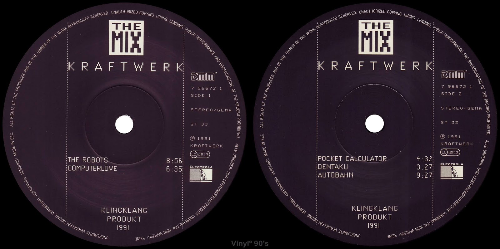 1991 The Mix - Kraftwerk - Rockronología