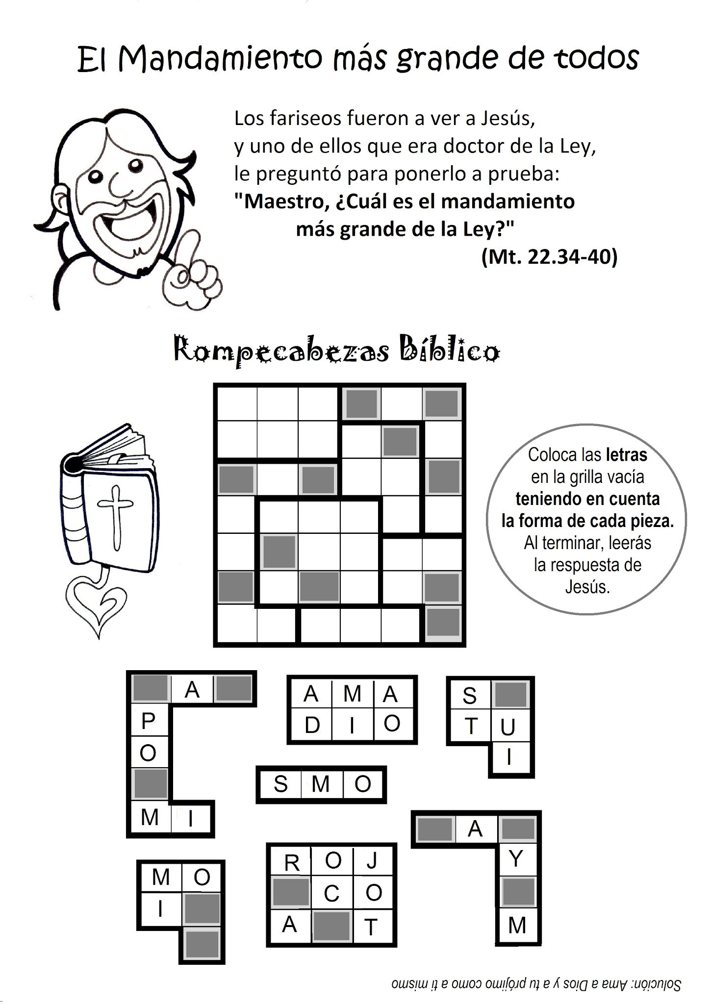 ACTIVIDAD PARA EXPERTOS: El Mandamiento más grande de todos - Educacion ...