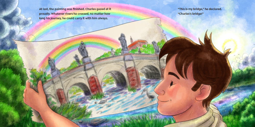 The Children's War: Charles's Bridge by Sandra Novacek, illustrated by ...