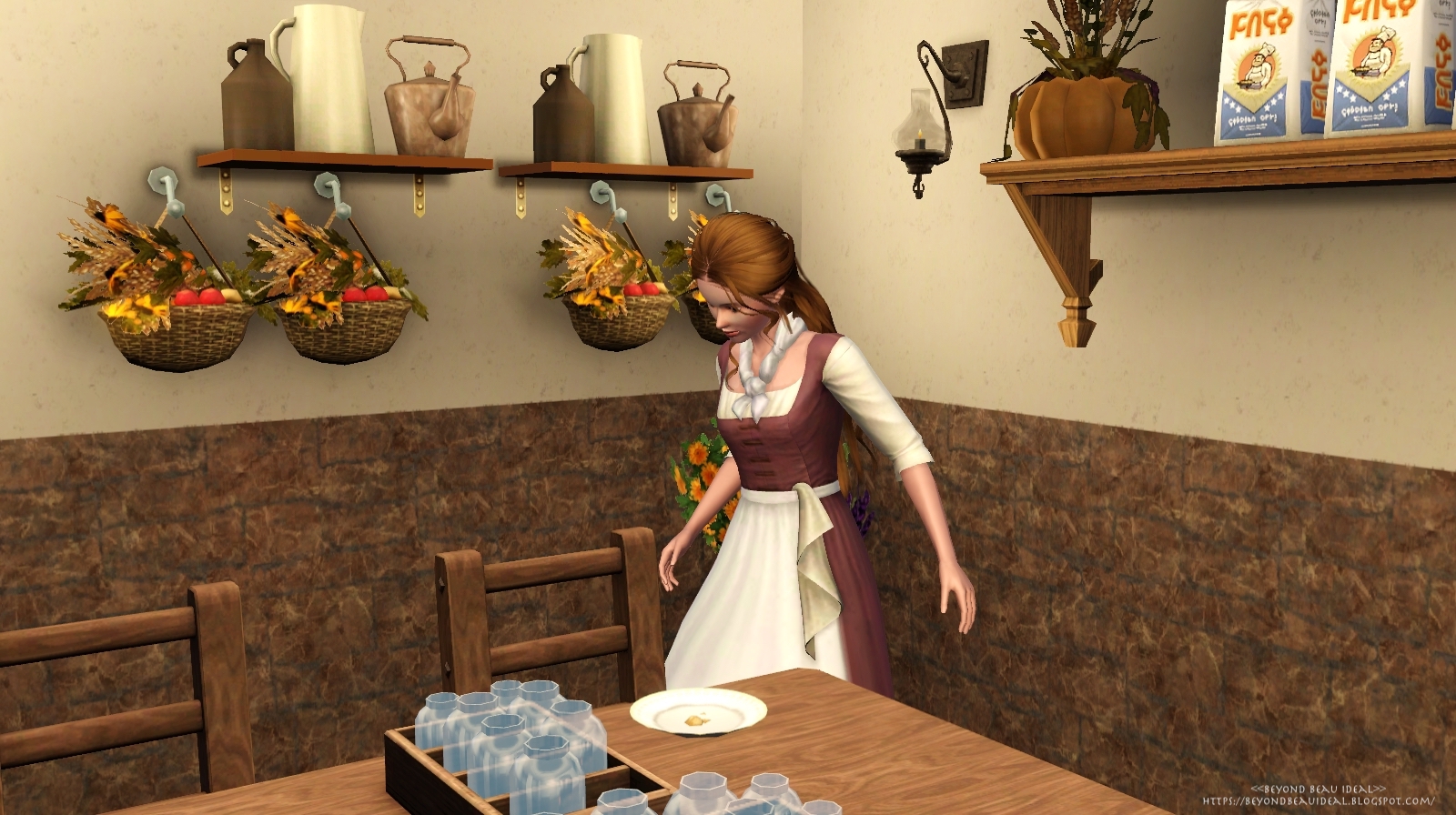 [The Sims 3] Bulter, Cook and Pastry Maid in the Castle 模擬市民三：城堡裡的管家＆廚娘 ...