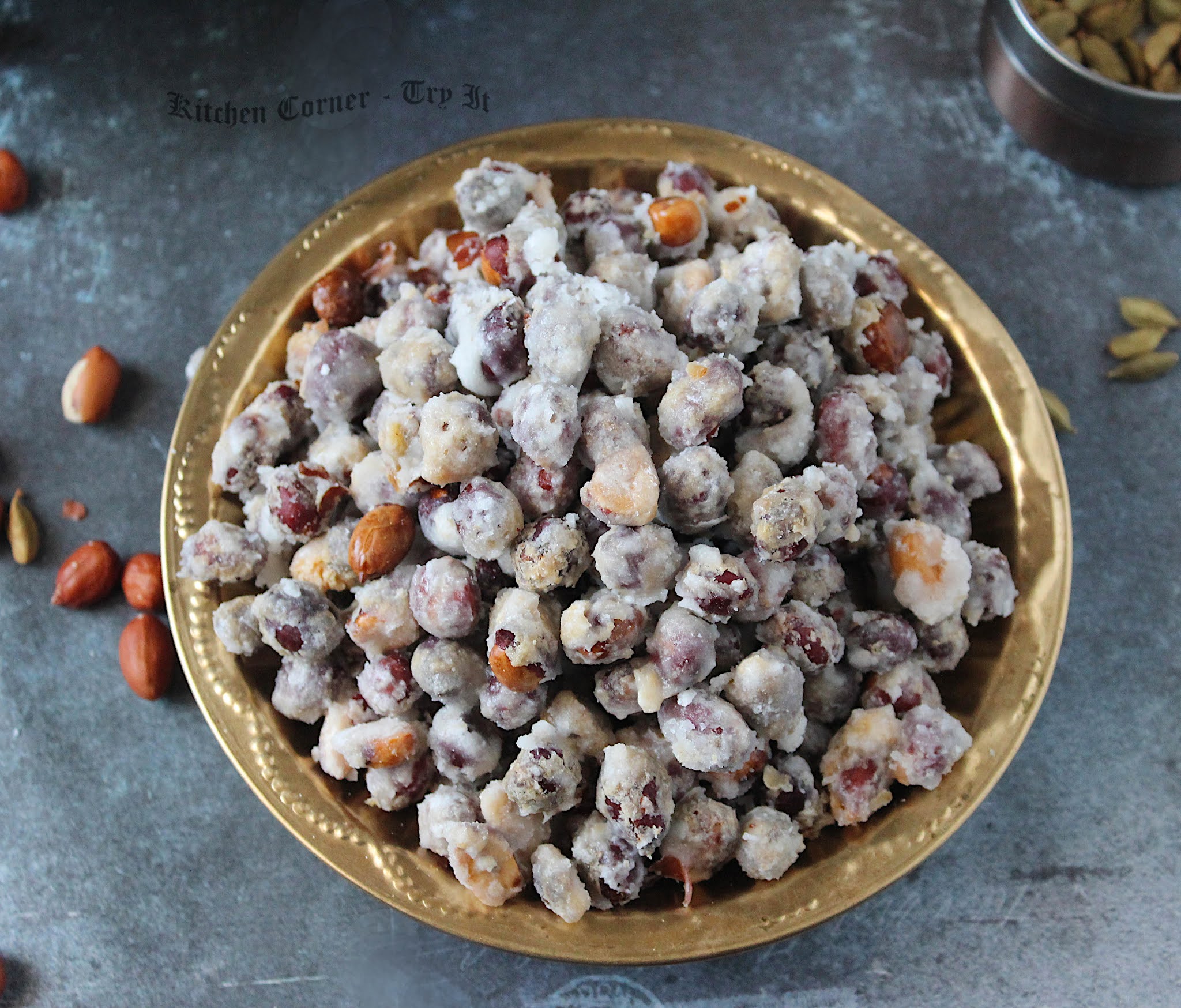 Candied Peanuts/ Cardamom Flavored Sugar Peanuts