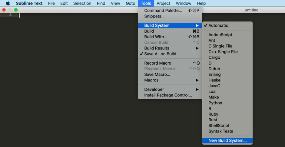 Programming for beginners: Python: Hello world application in sublime ...