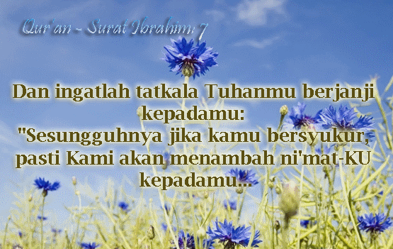 Cahaya Inspirasi: Arti kata SYUKUR