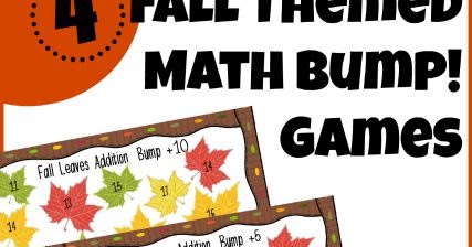 Autumn Themed BUMP Games {Freebie!} | School Time Snippets