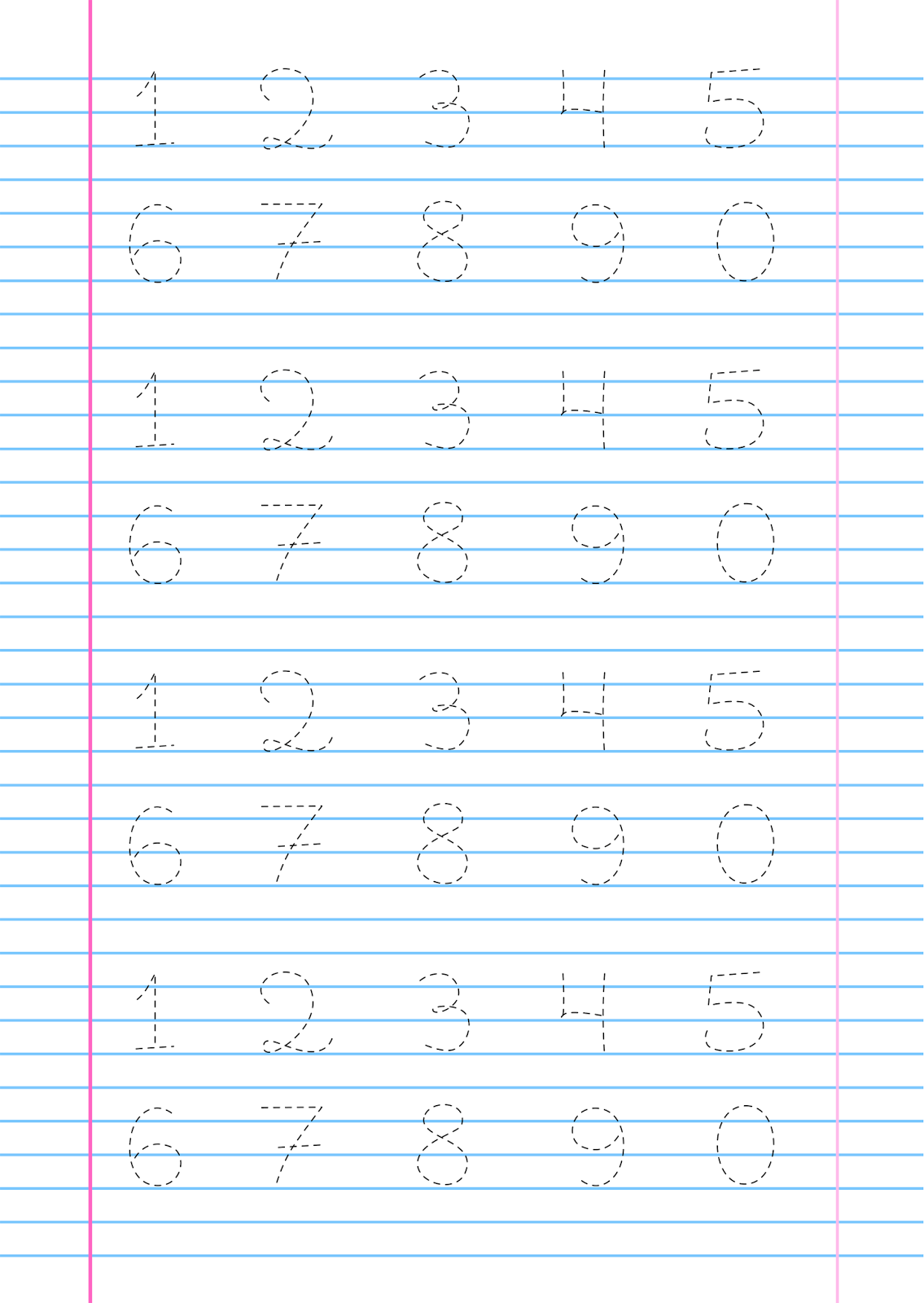 Numbers dotted activity to cover | to print