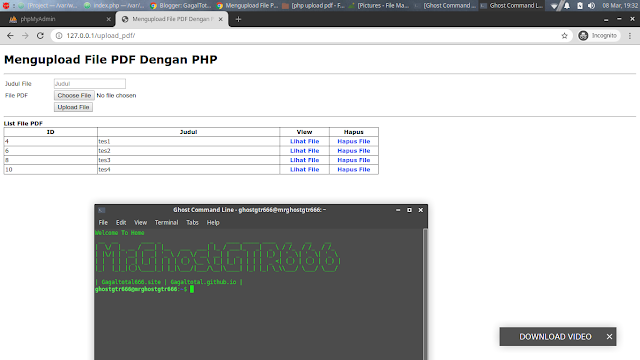 Cara Membuat Upload PDF Sederhana dengan PHP 7 dan MYSQLi di Webserver ...