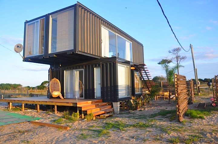 Shipping Container Homes & Buildings: 2x40 ft and 2x20 ft Shipping ...