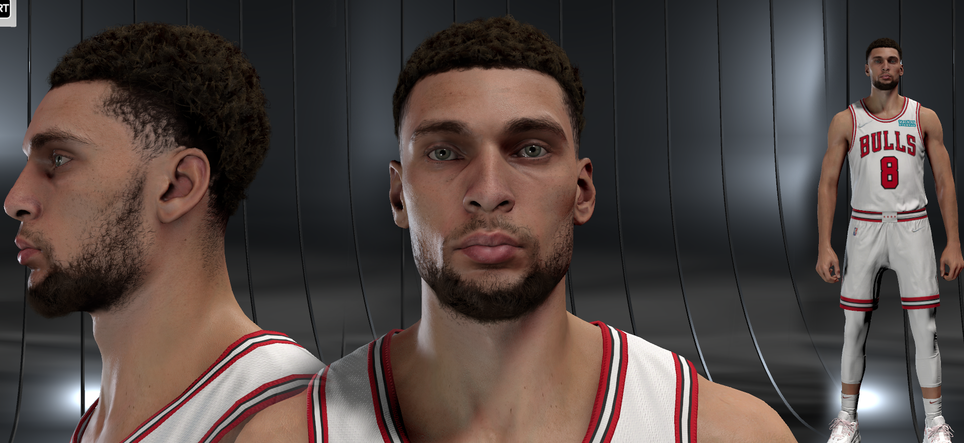 NBA 2K22 Zach LaVine Cyberface Update and Body Model by PPP