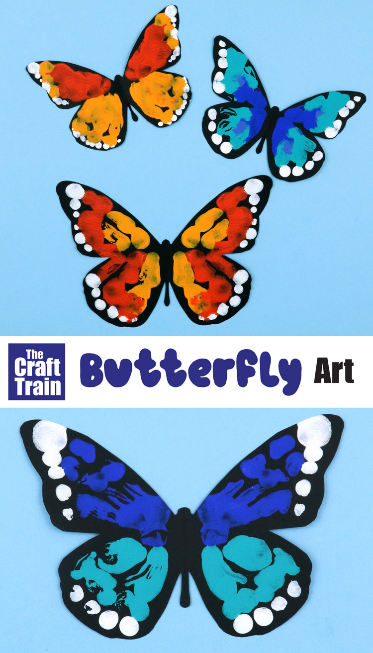Caroline Arnold Art and Books: Butterfly symmetrical painting craft