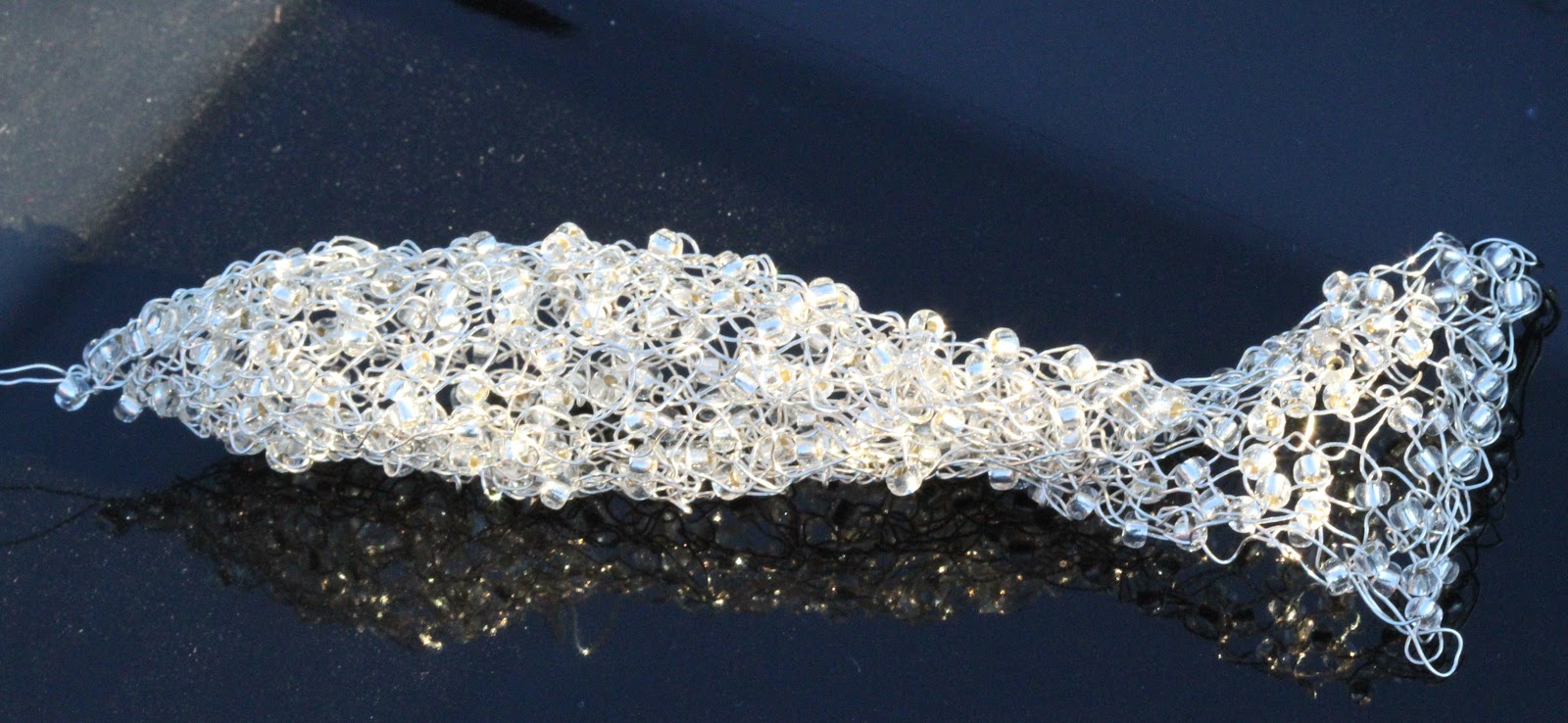 Angela Smith Jewellery: Knitted fish!