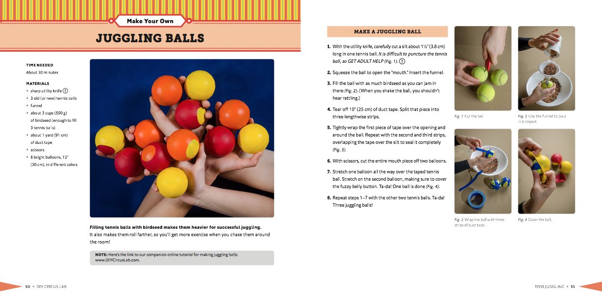 "DIY Circus Lab for Kids" by Jackie Leigh Davis (Quarry Books / Quarto)