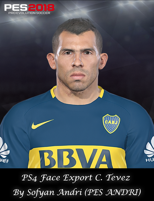PES 2018 Faces Carlos Tevez By Sofyan Andri ~ SoccerFandom.com | Free ...