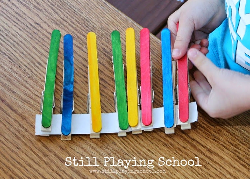 Clothespin Bunnies | Still Playing School