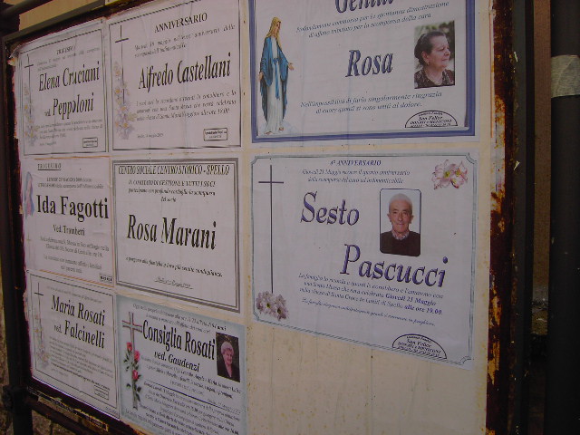 Home To Italy: Italian Death Notices!