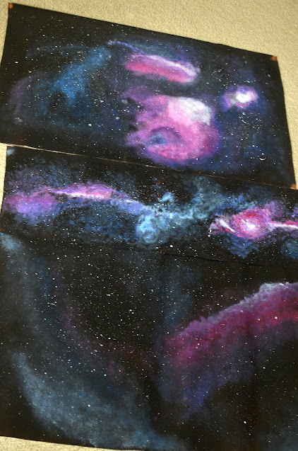 Galaxy Dresser - Ikea MALM dresser hack (using contact paper ...