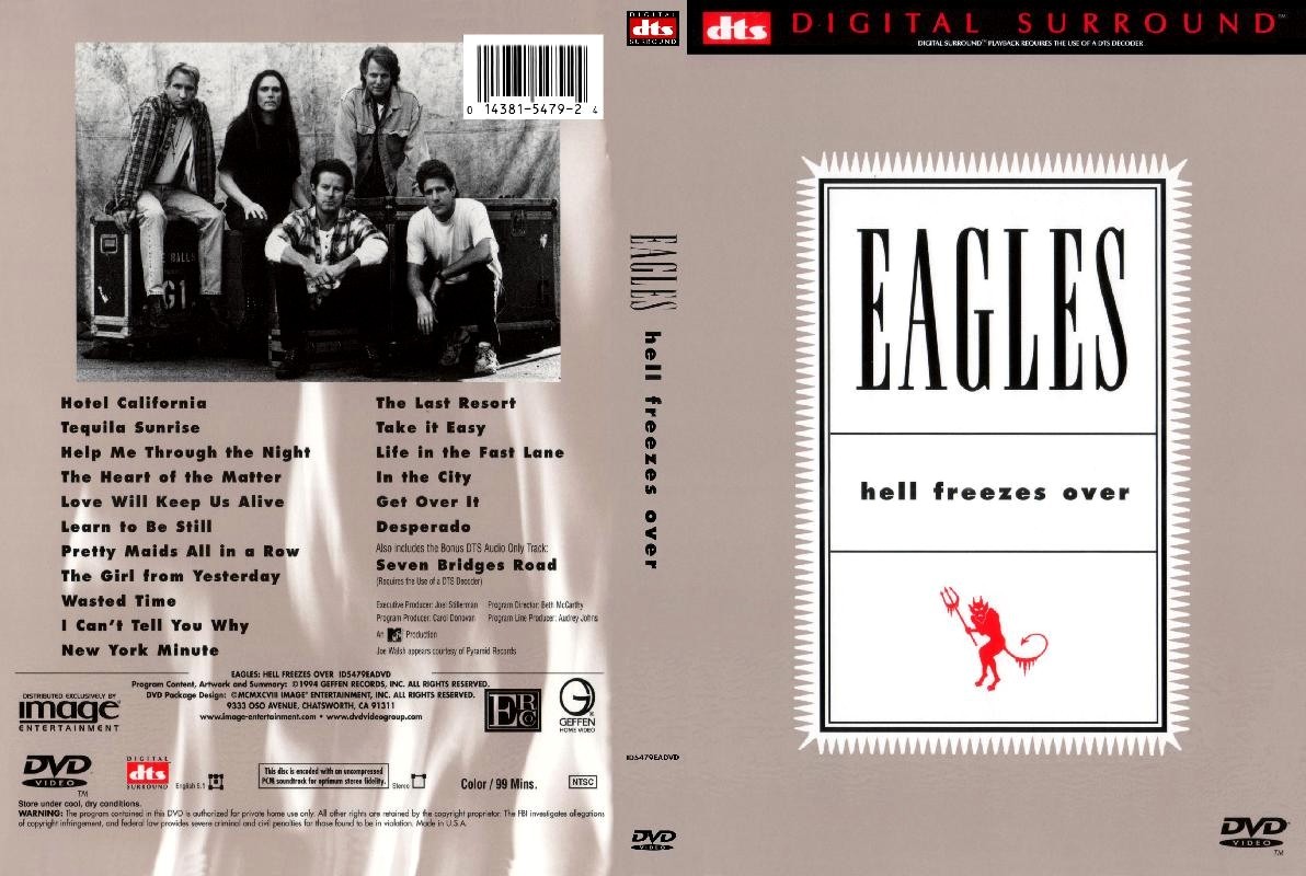 Catálogo Dvd Música: Eagles - Hell Freezes Over
