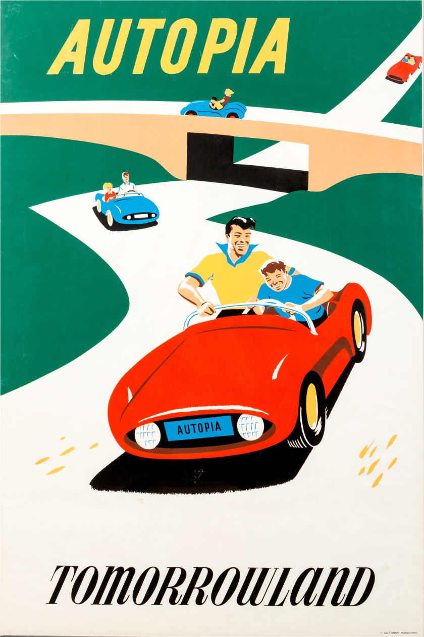 [94] Vintage Disneyland Ride Posters By Affiche Gif