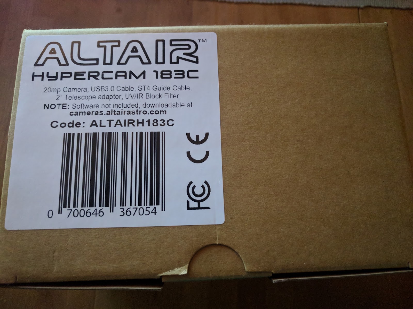 Altair Hypercam 183C Get An Outing