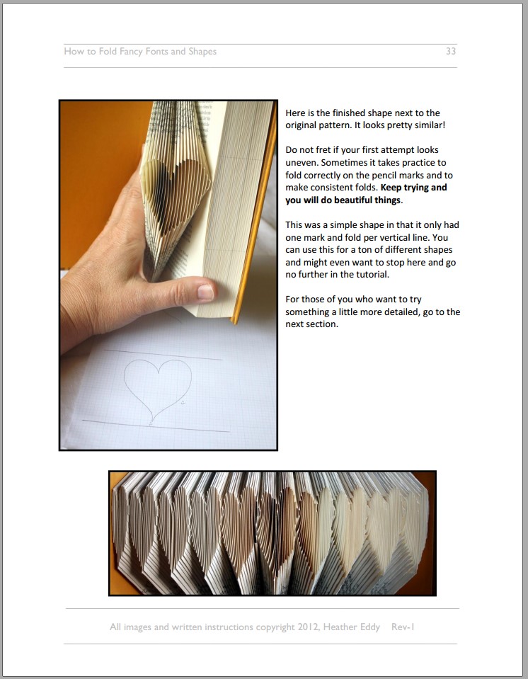 How to Fold Fonts and Shapes (Fancy Fonts)