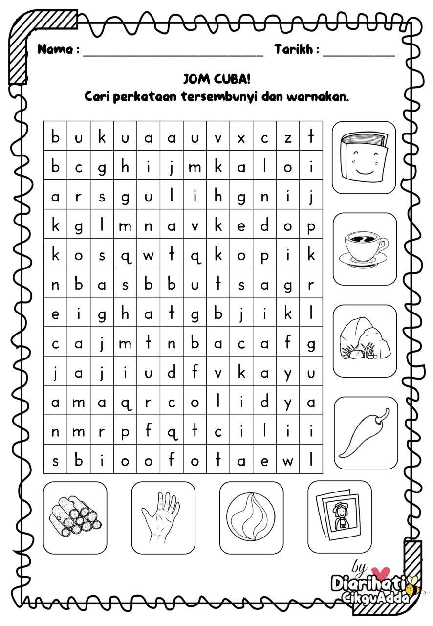 Blog Perkongsian Ilmu Bersama Cikgu Sal: Jom Cuba Cari Perkataan ...