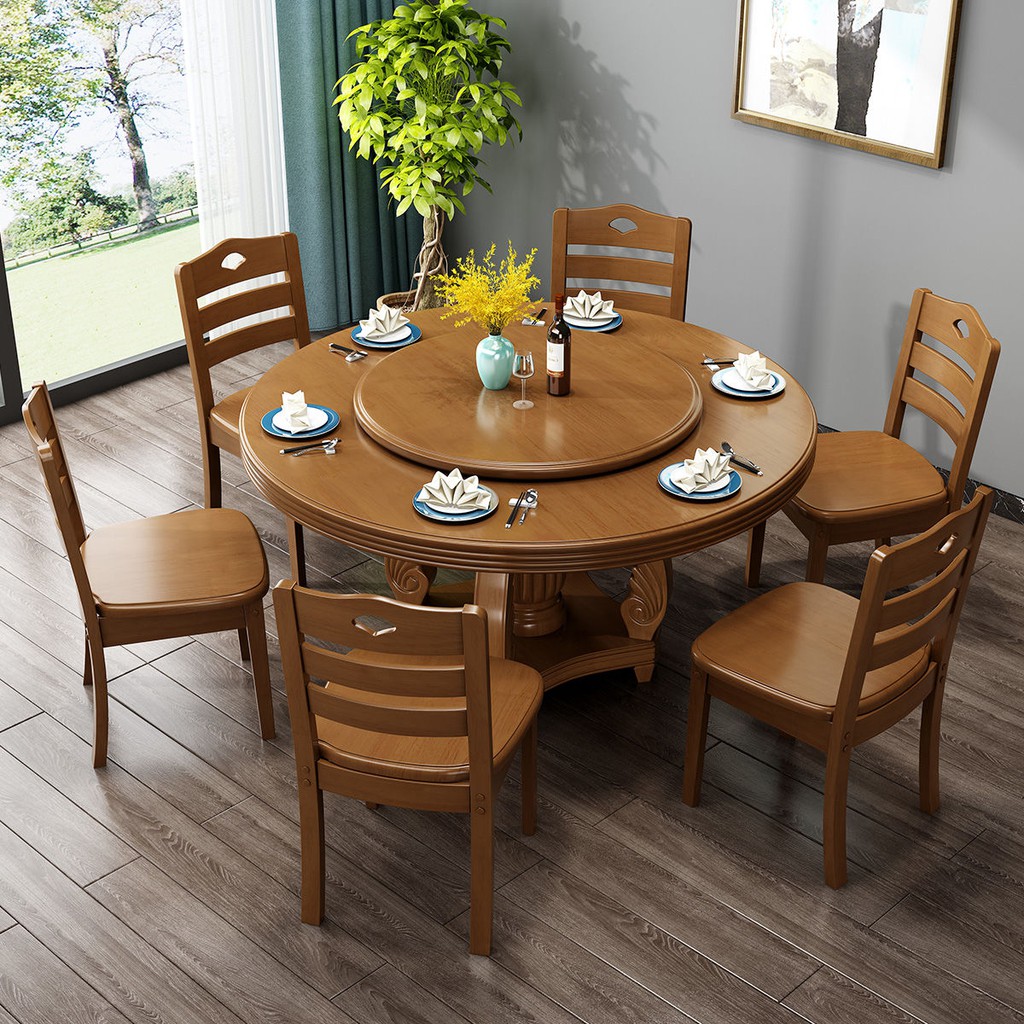 Large Round Dining Table ~ Awesome Kitchen