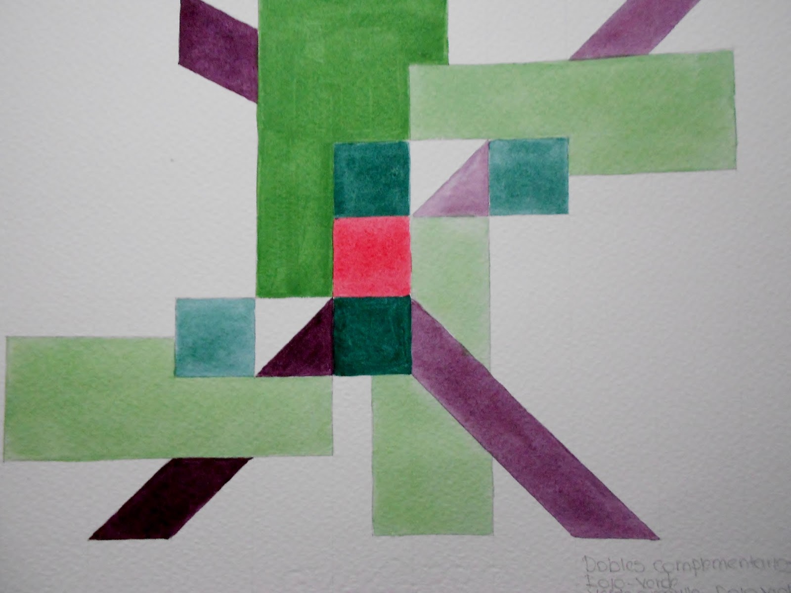 TEORIA Y PSICOLOGIA DEL COLOR: ARMONÍA - DOBLES COMPLEMENTARIOS