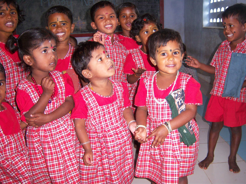 School Uniforms for Creche Students ~ RELIEF PROJECTS India