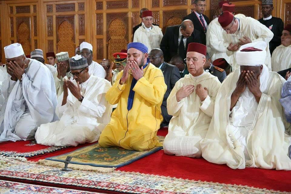 Photos: Pres Buhari receives King of Morocco at the state house Abuja