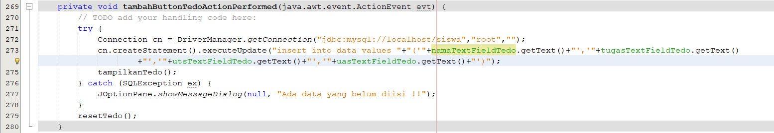 Netbeans TUTORIAL Database