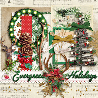 Evergreen Holidays Kit & Freebie