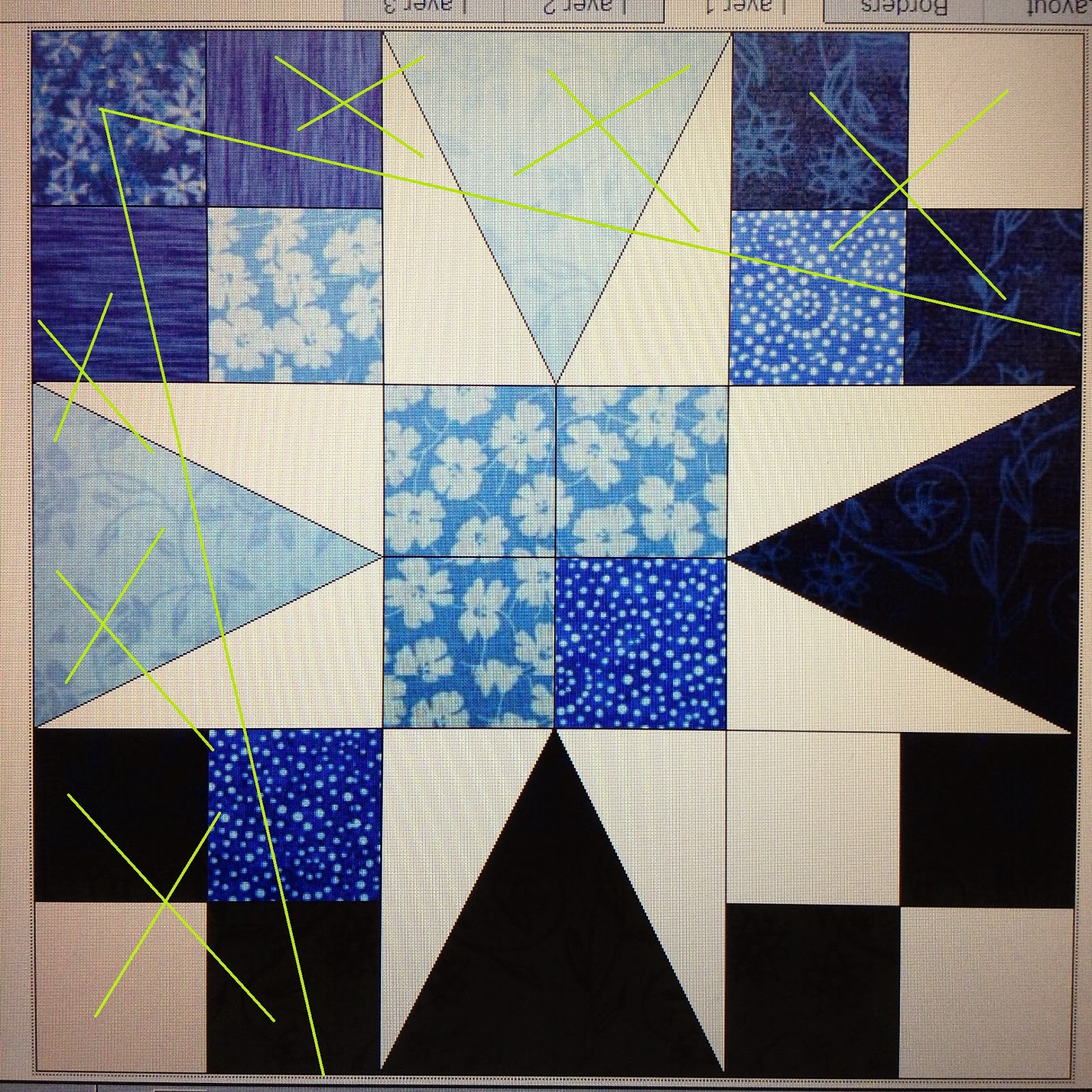 The Queen Quilts: Snow Crystal Quilt