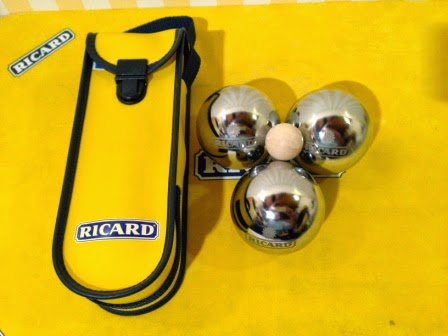 La collection Ricard de Nico: Boules de pétanque Ricard soleil