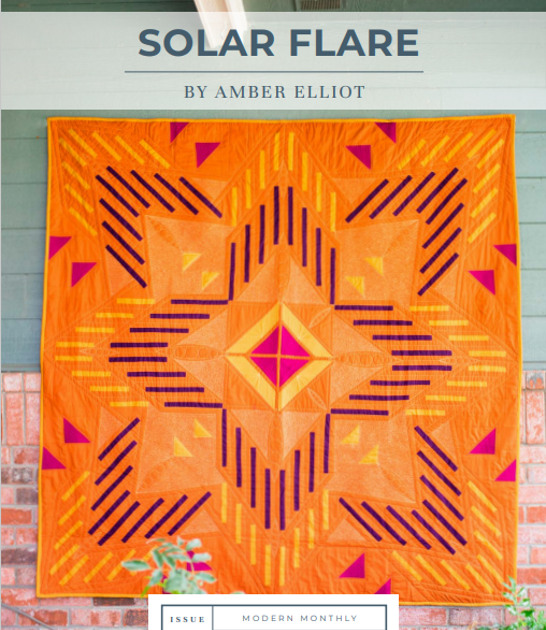 Solar Flare Quilt-A-Long ~ Inspire. Educate. Give.