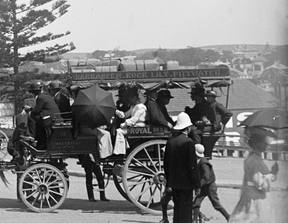 Vintage Photos of Horse Drawn Omnibus in Australia From Between the ...