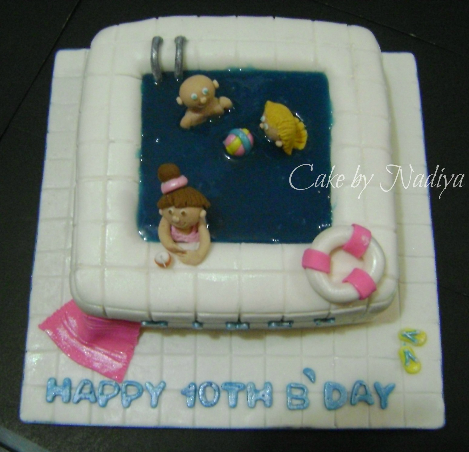 Nadiya's Tastes Of Maldives: Swimming Pool Chocolate Cake