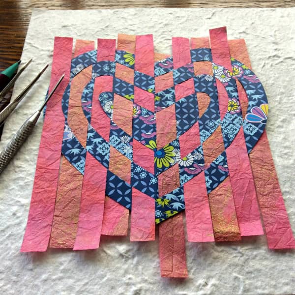 Quilling Video Chat and Novel Woven Paper