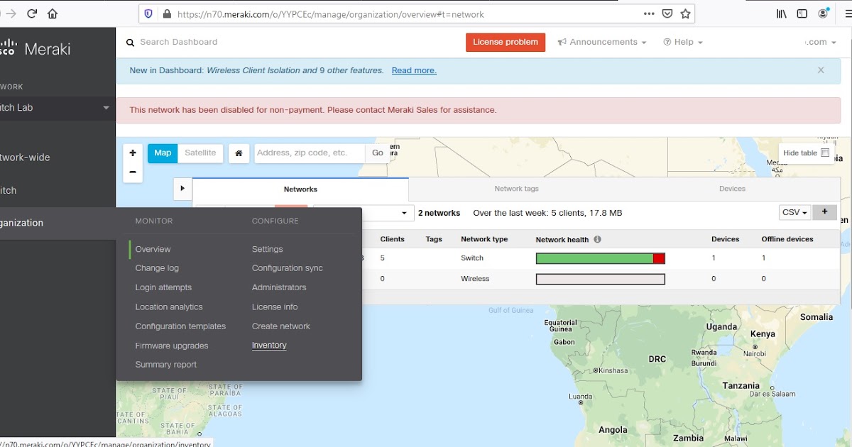 My Network Lab: Remove and Unclaim a Device in Meraki Cloud Dashboard