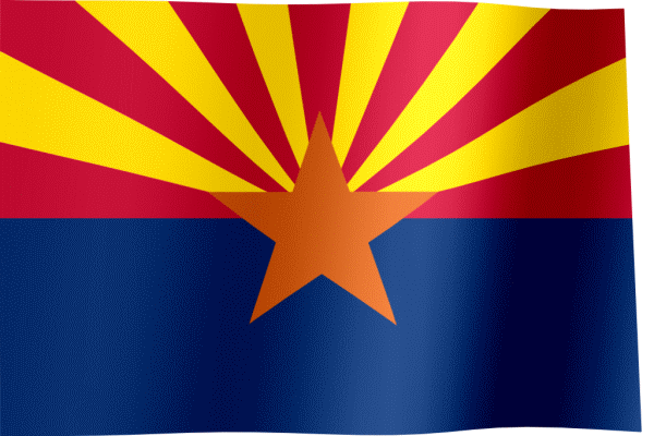 Arizona Flag GIF | All Waving Flags