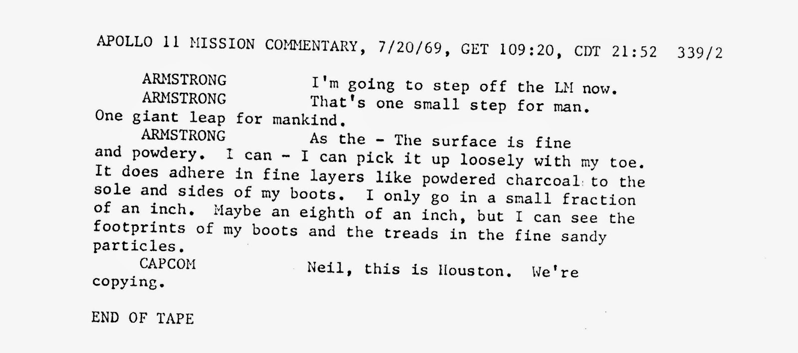 Apollo 11: Eyewitness to History : July 2014