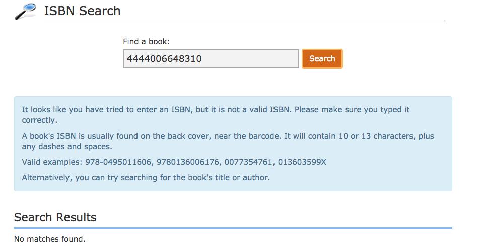 Stuff, geeky stuff: When an isbn isn't really an isbn...