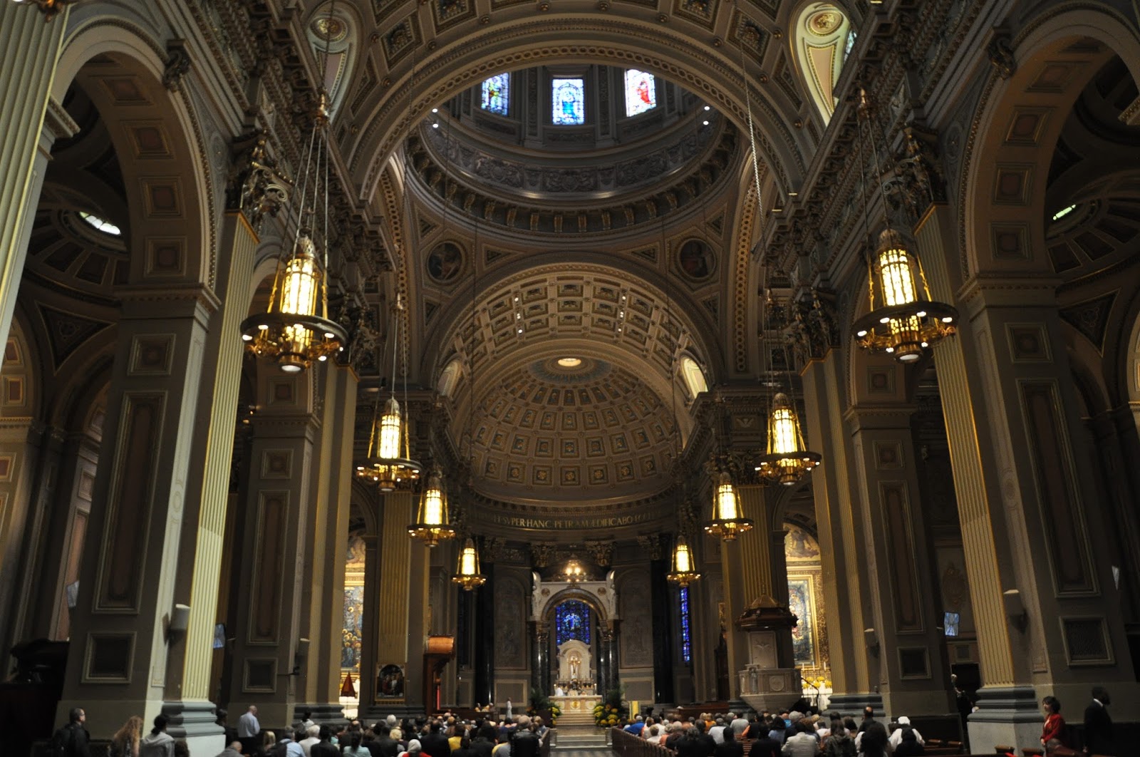 Orbis Catholicus Secundus: Interior of Philadelphia Cathedral: Modeled ...