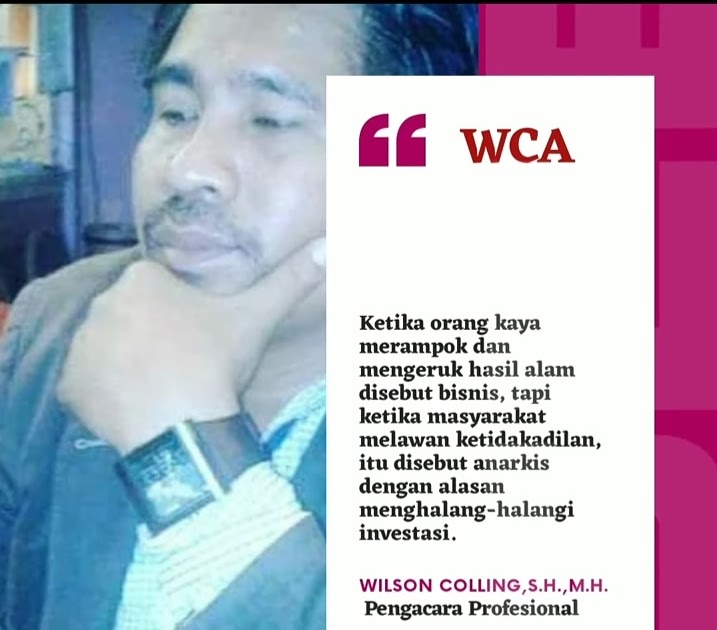 Hukum Bicara: Kutipan Kata-kata Bijak Hukum - Pengacara WILSON COLLING AND ASSOCIATE