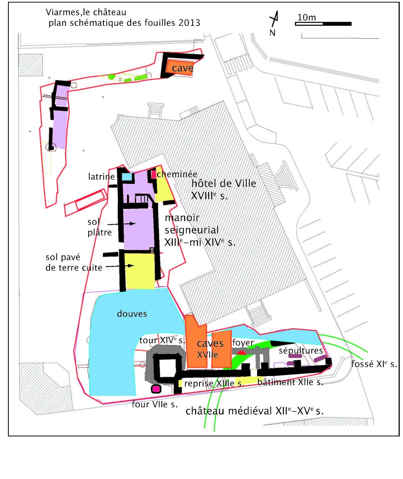 Le Bâtiment: Fiche Historique, les Châteaux-Forts. Viarmes